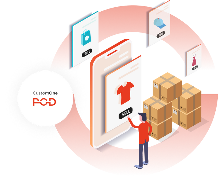 Custom One: Express Print-on-Demand and Dropshipping